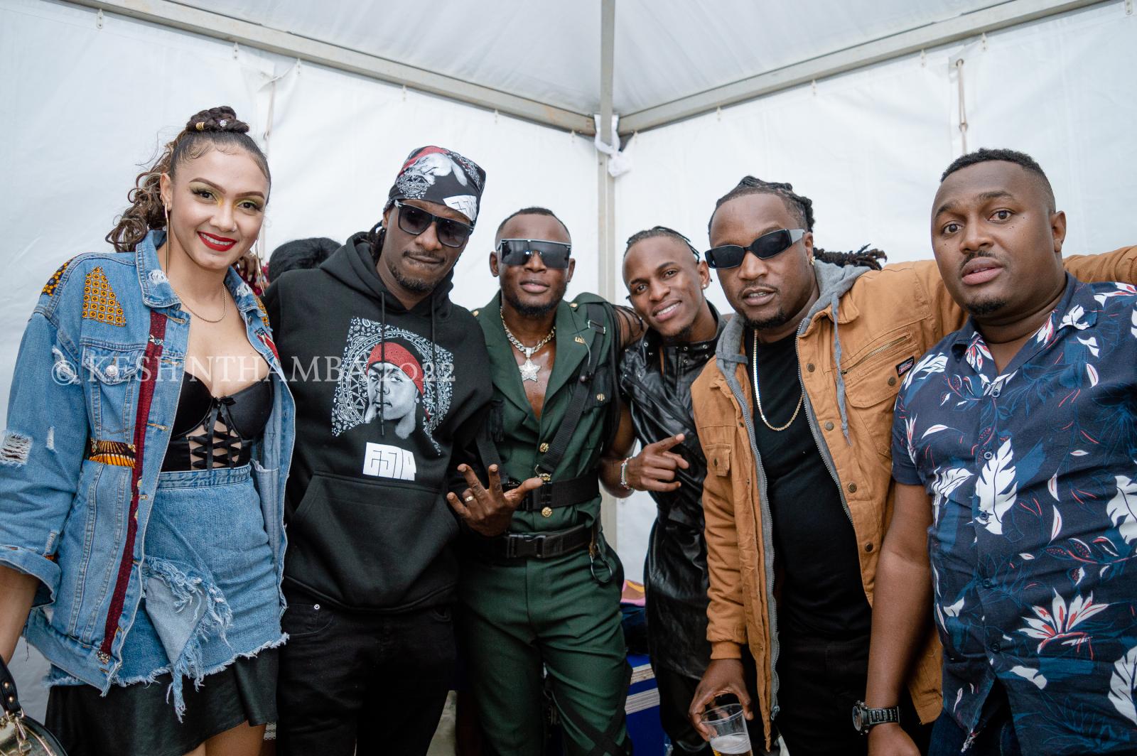 Backstage & Behind the Scenes: Arrow Bwoy Album Launch by Kesh Nthamba