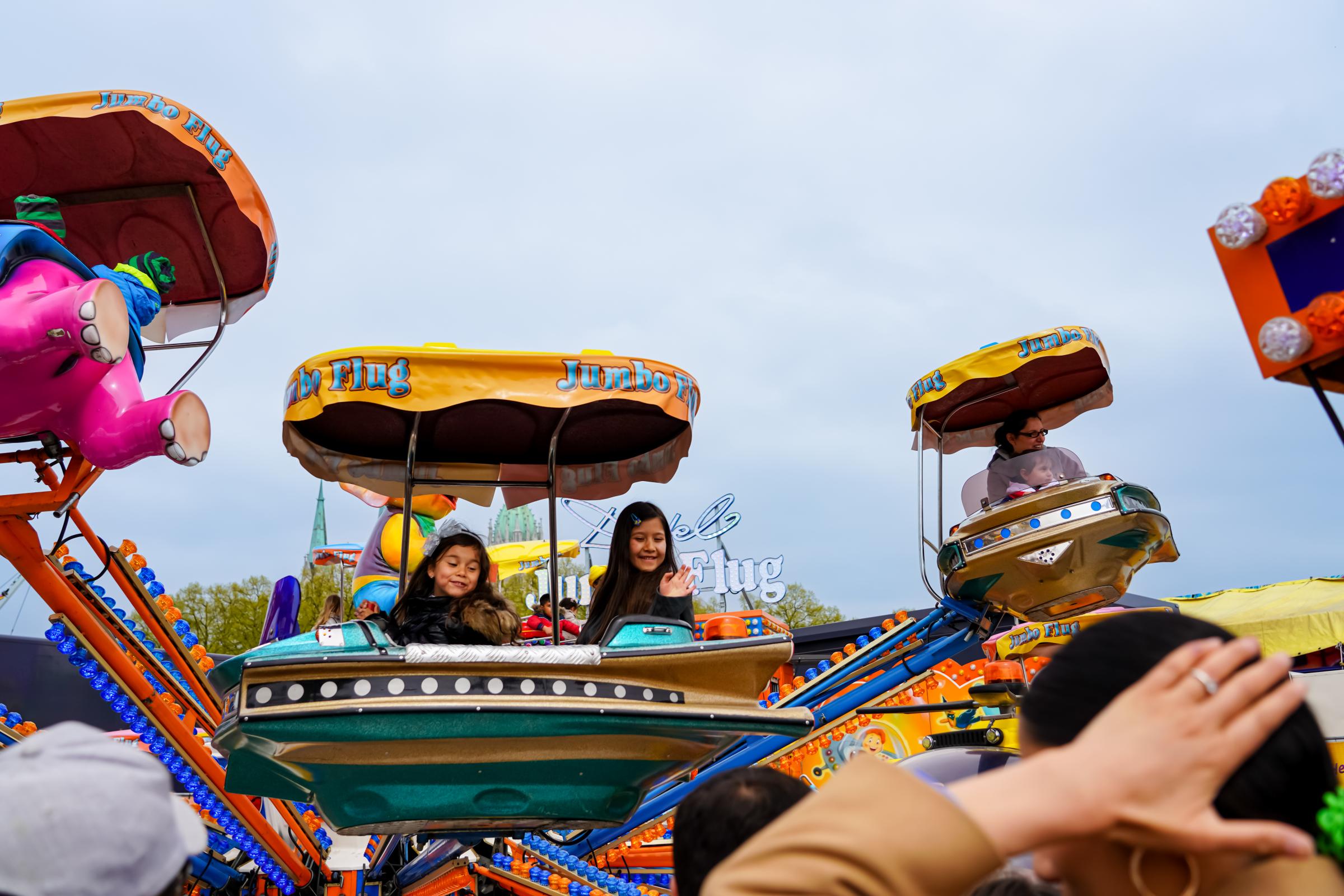 Two Girls on the Fun Fair by Michael Nguyen