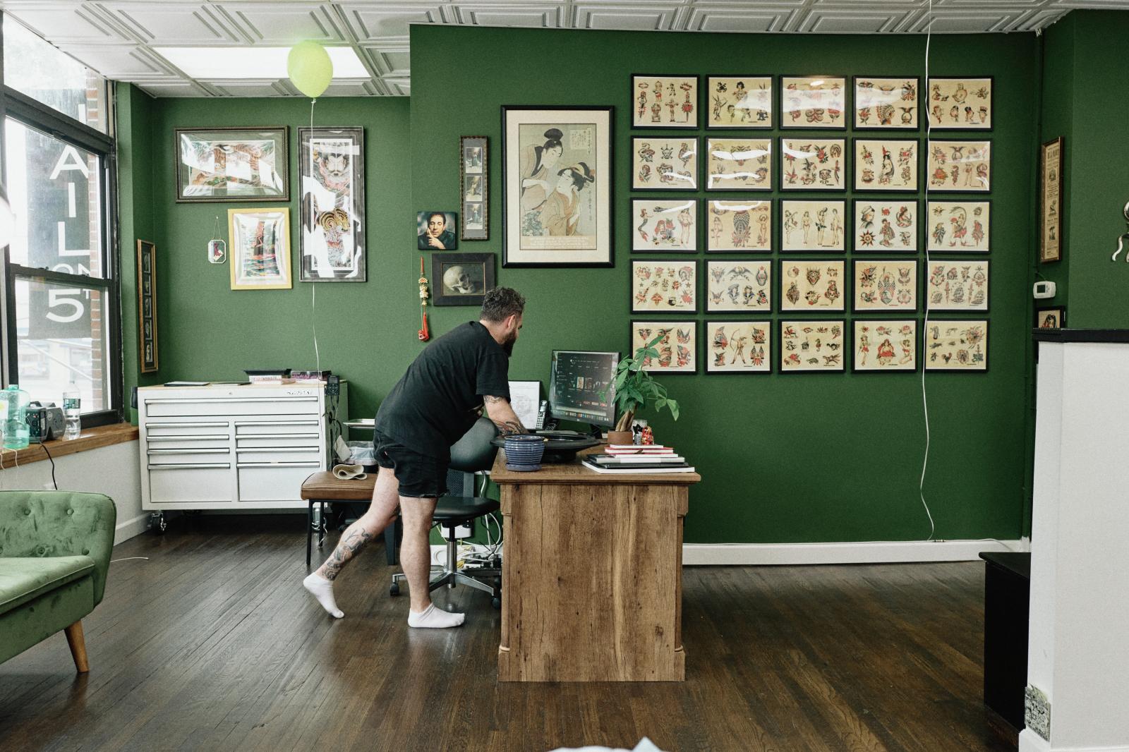 Ghost Note Tattoo by Shawn Bruce