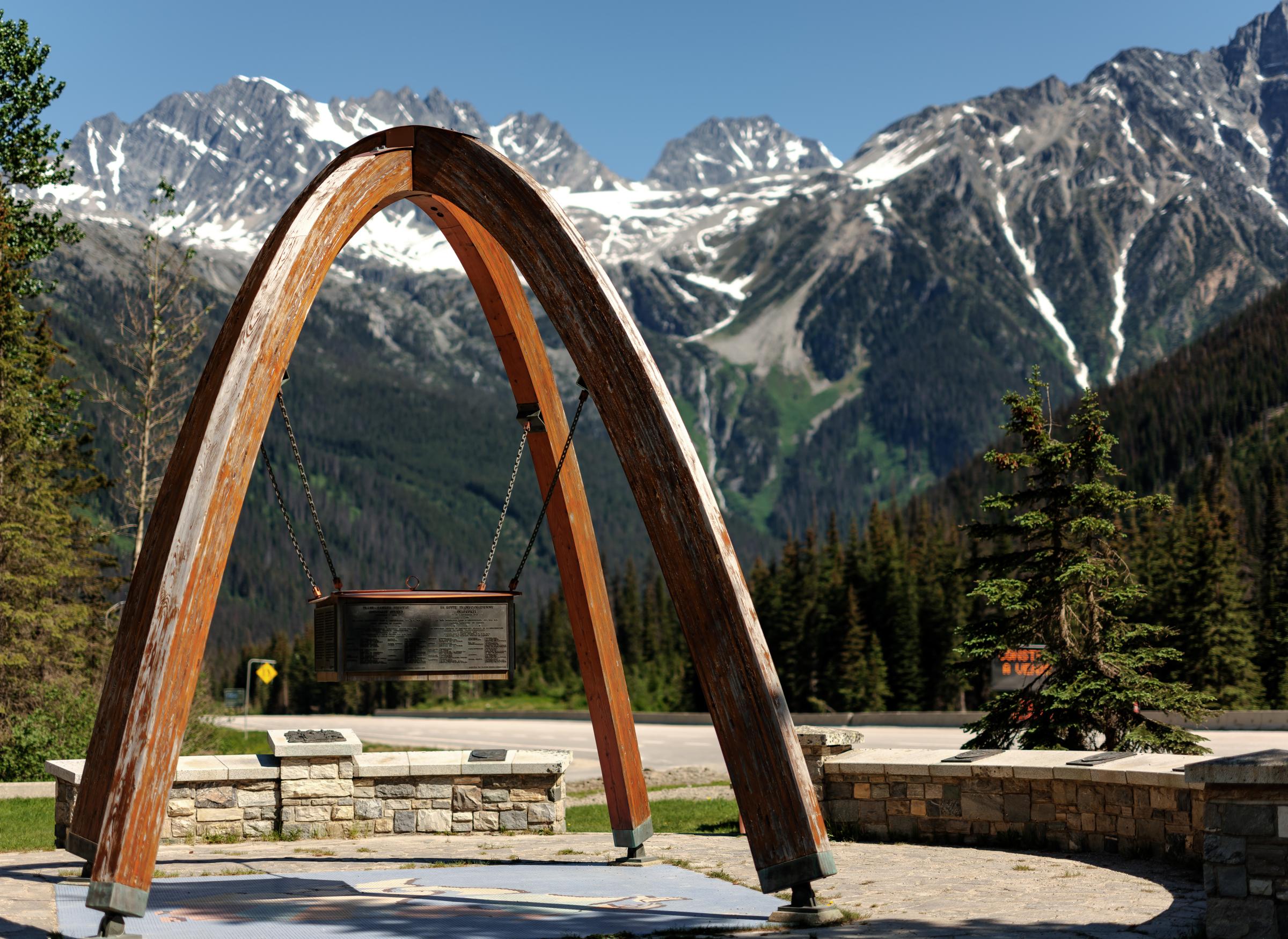 Trans Canada Highway Monument by Mark Spowart