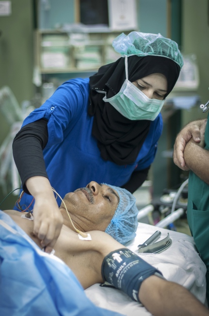 LITI at the Al Shifa Hospital, Gaza Strip. by craig stennett