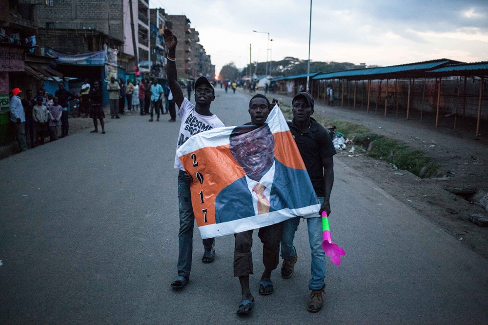 Baba Odinga. Kenya presidential elections. - CESAR DEZFULI