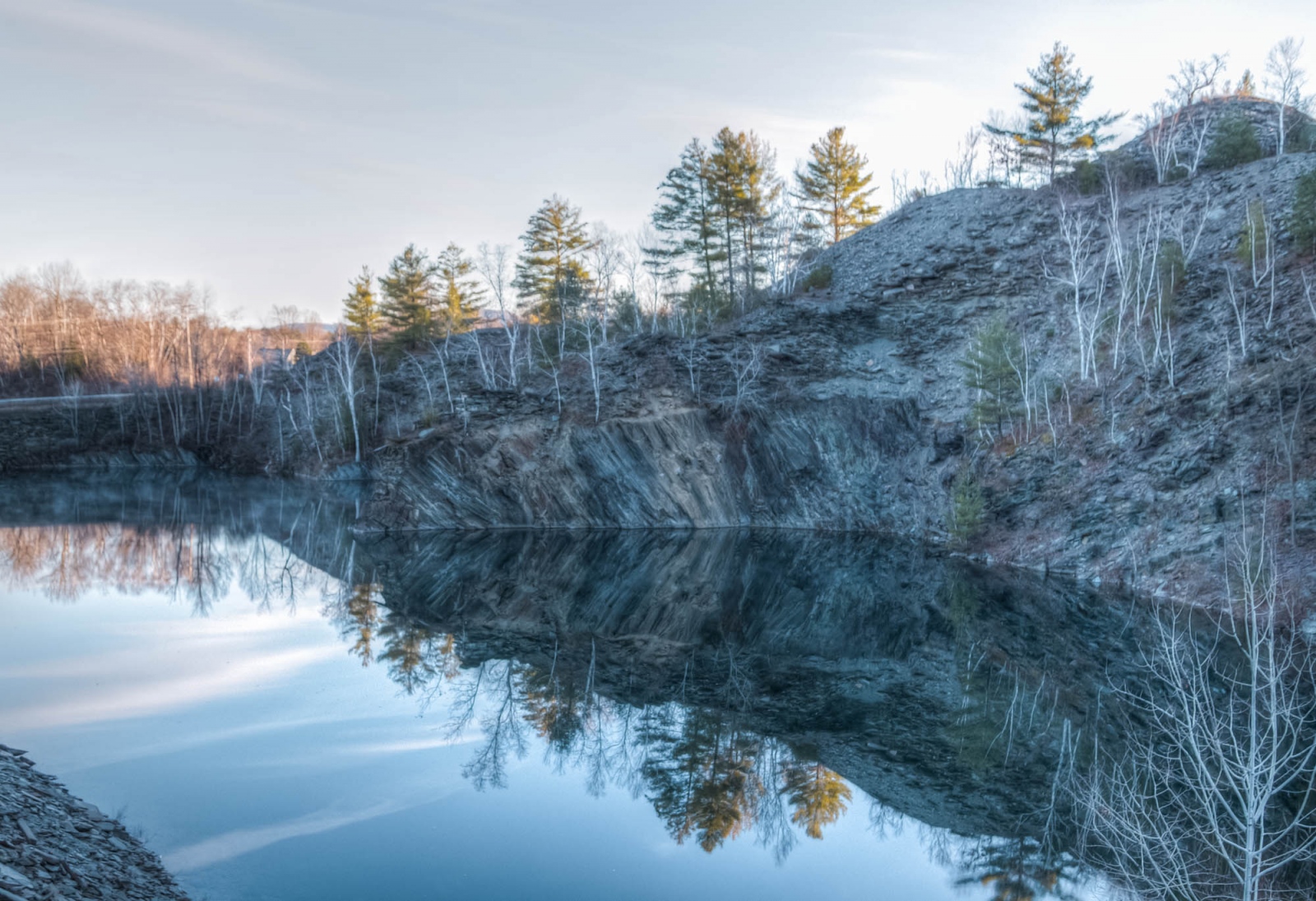 Vermont Slate Quarry by Barrack Evans