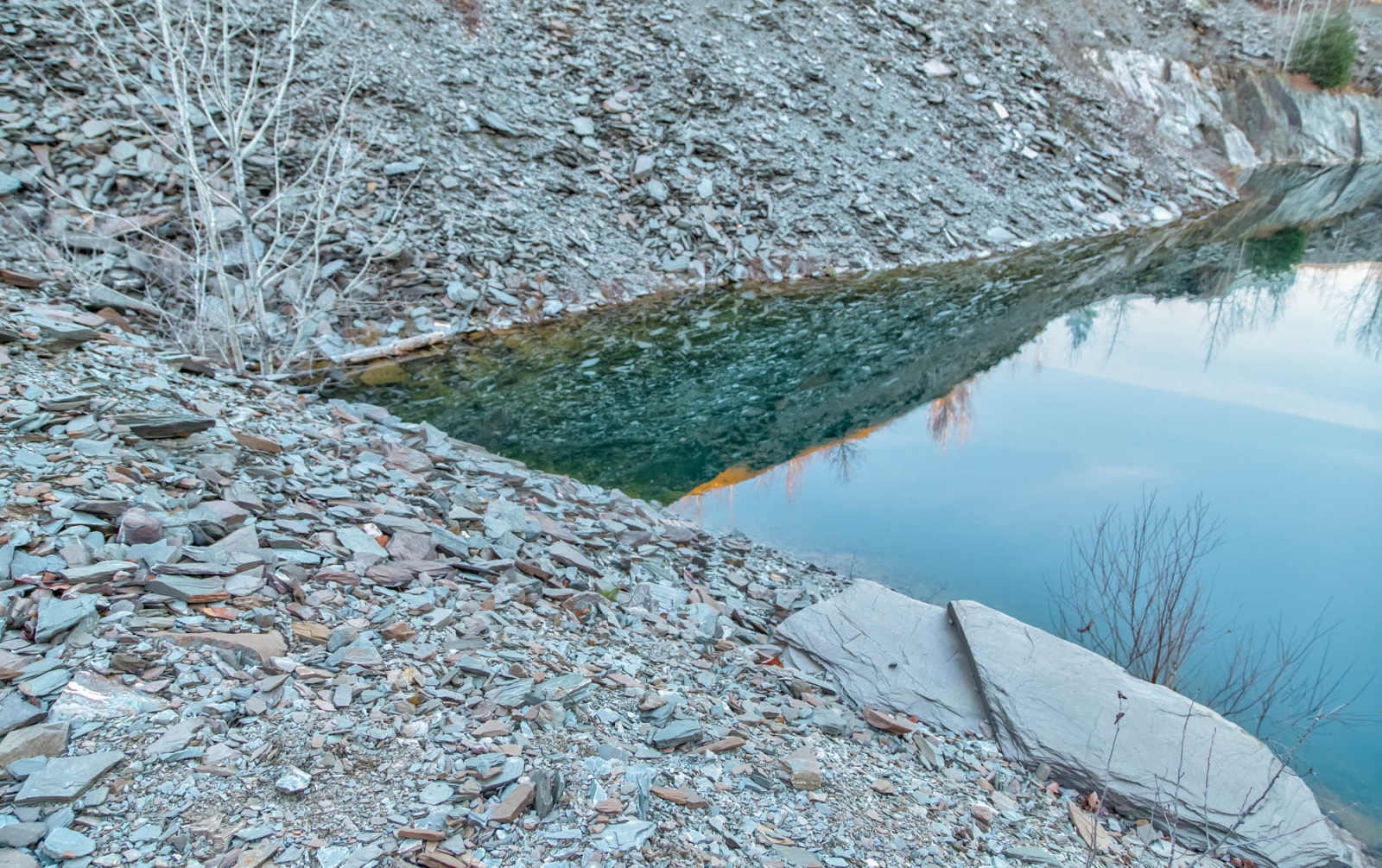 Vermont Slate Quarry by Barrack Evans