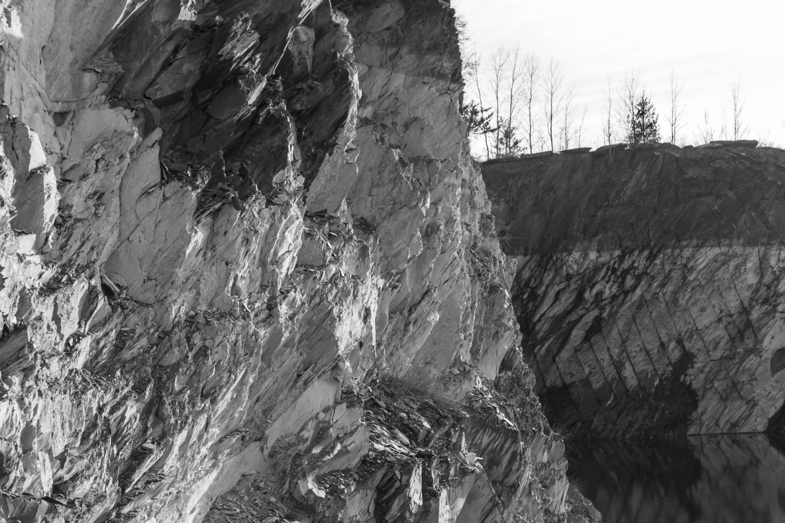 Vermont Slate Quarry by Barrack Evans