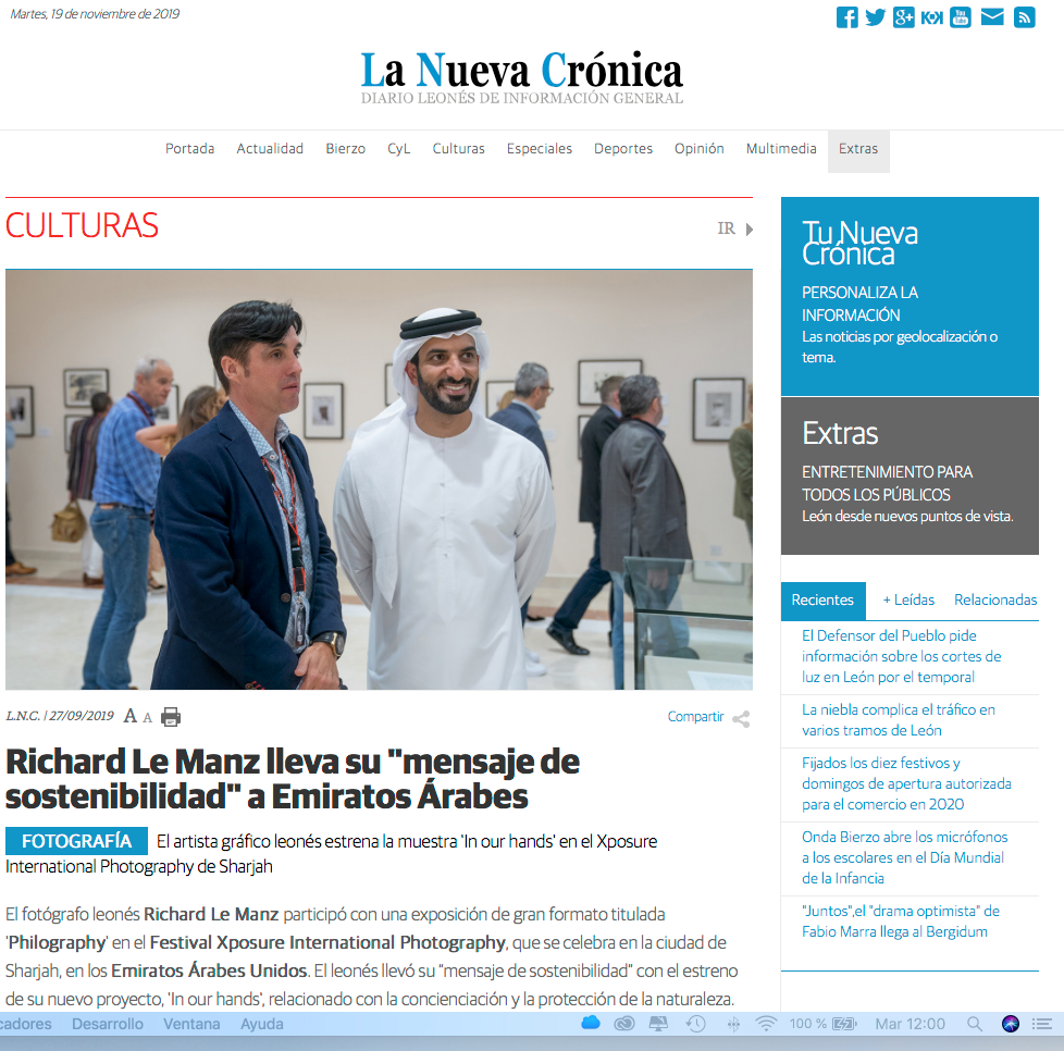 Participación en Xposure en la Prensa by Richard Le Manz