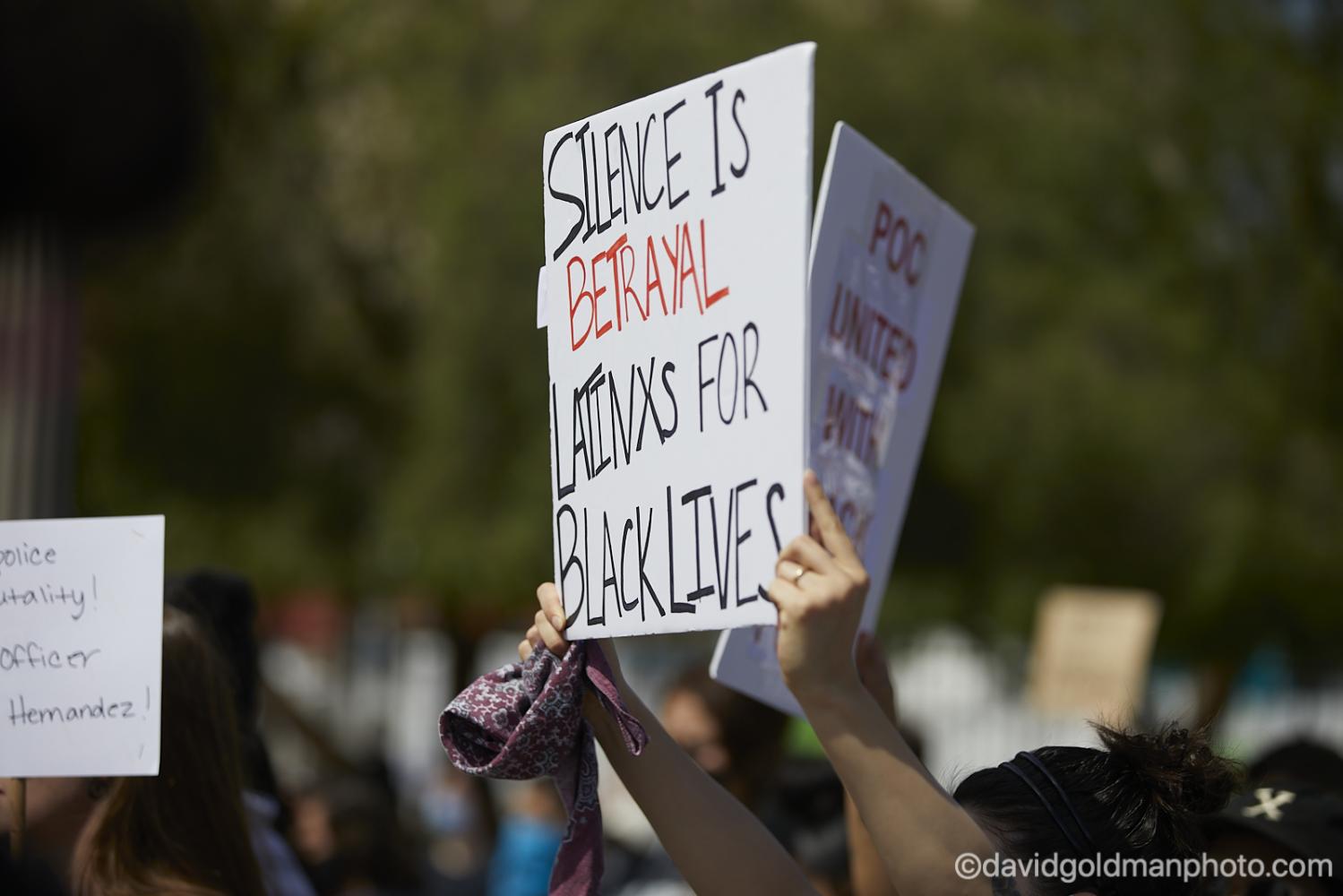 Mariachi Plaza Protest, Boyle Heights (Los Angeles) by David Goldman