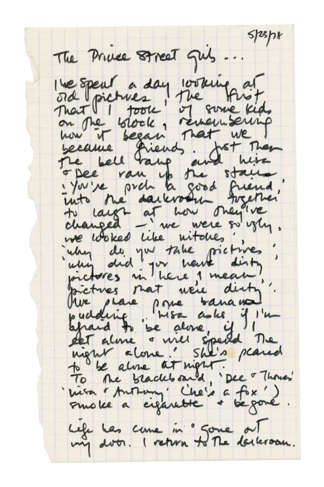 Prince Street Girls - Susan Meiselas