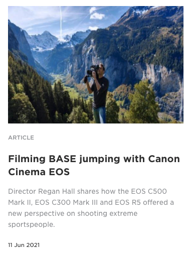 Canon - Lucy Fulford journalist, editor, producer, filmmaker