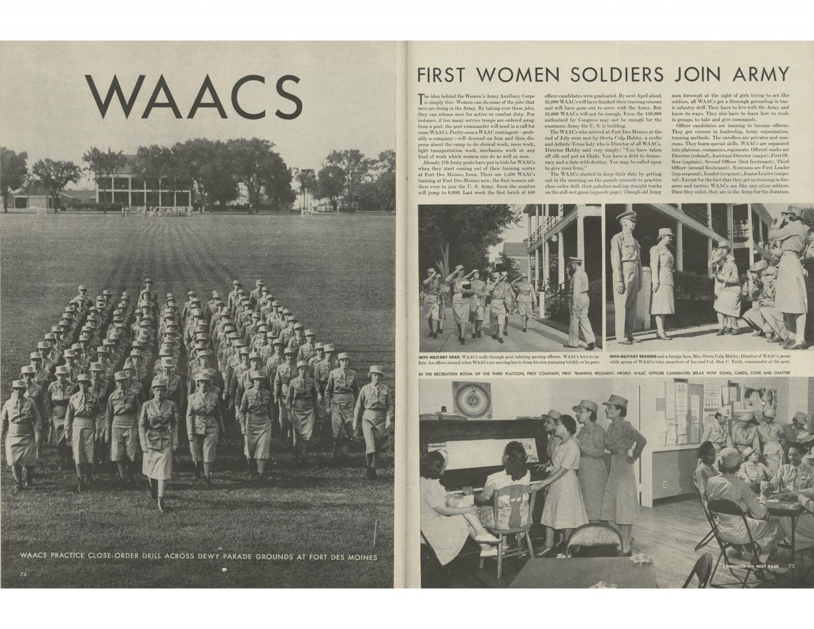 Women in the US Army (1975-76) - Susan Meiselas