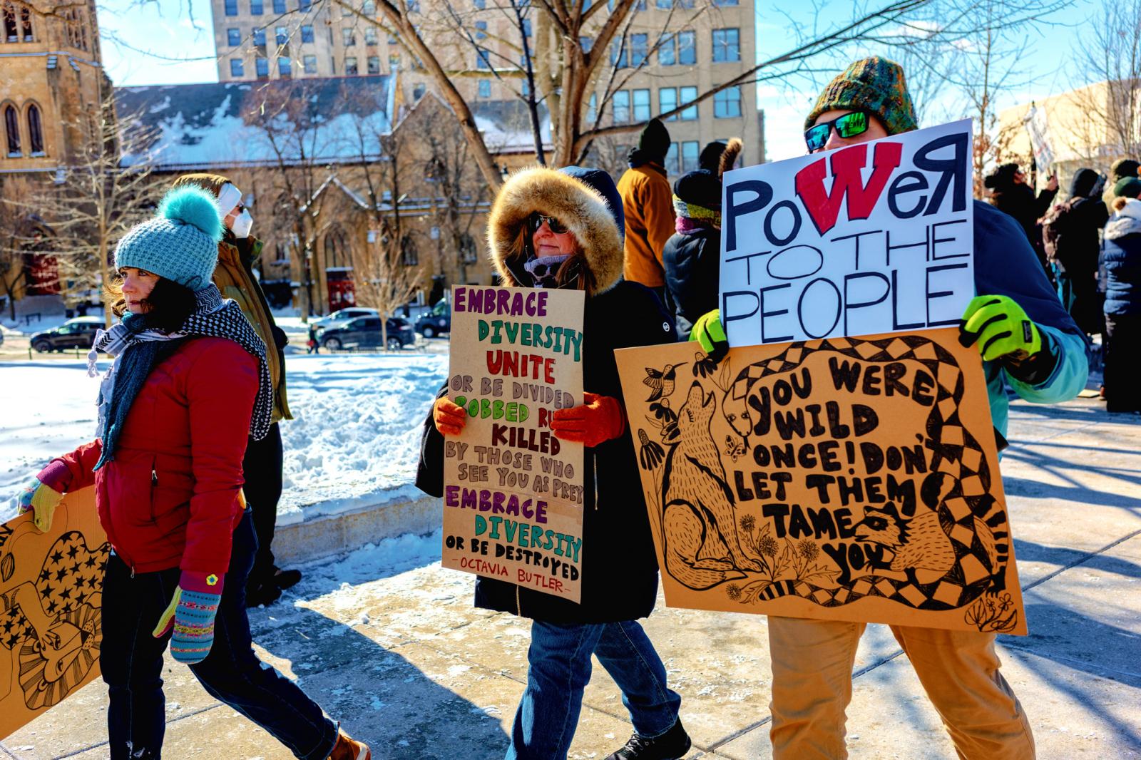 President's Day Protest - 2025 | Madison, WI by Michael Sullivan