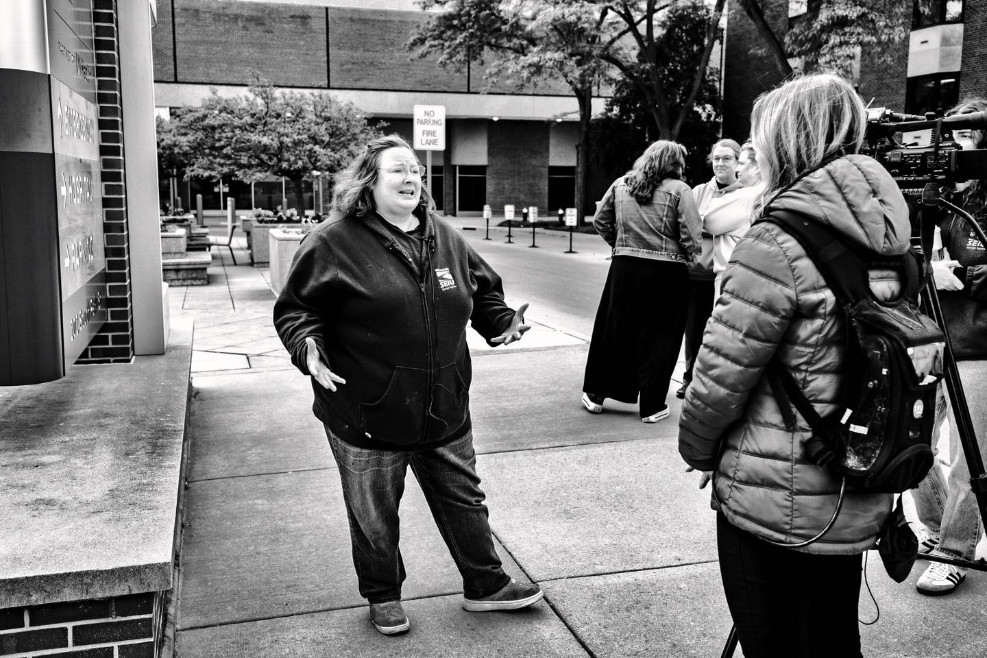 Meriter Nurses Strike - new normal photography
