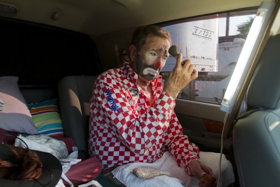 Lecile Harris, Rodeo Clown by Jaime R. Carrero