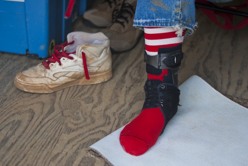 Lecile Harris, Rodeo Clown by Jaime R. Carrero